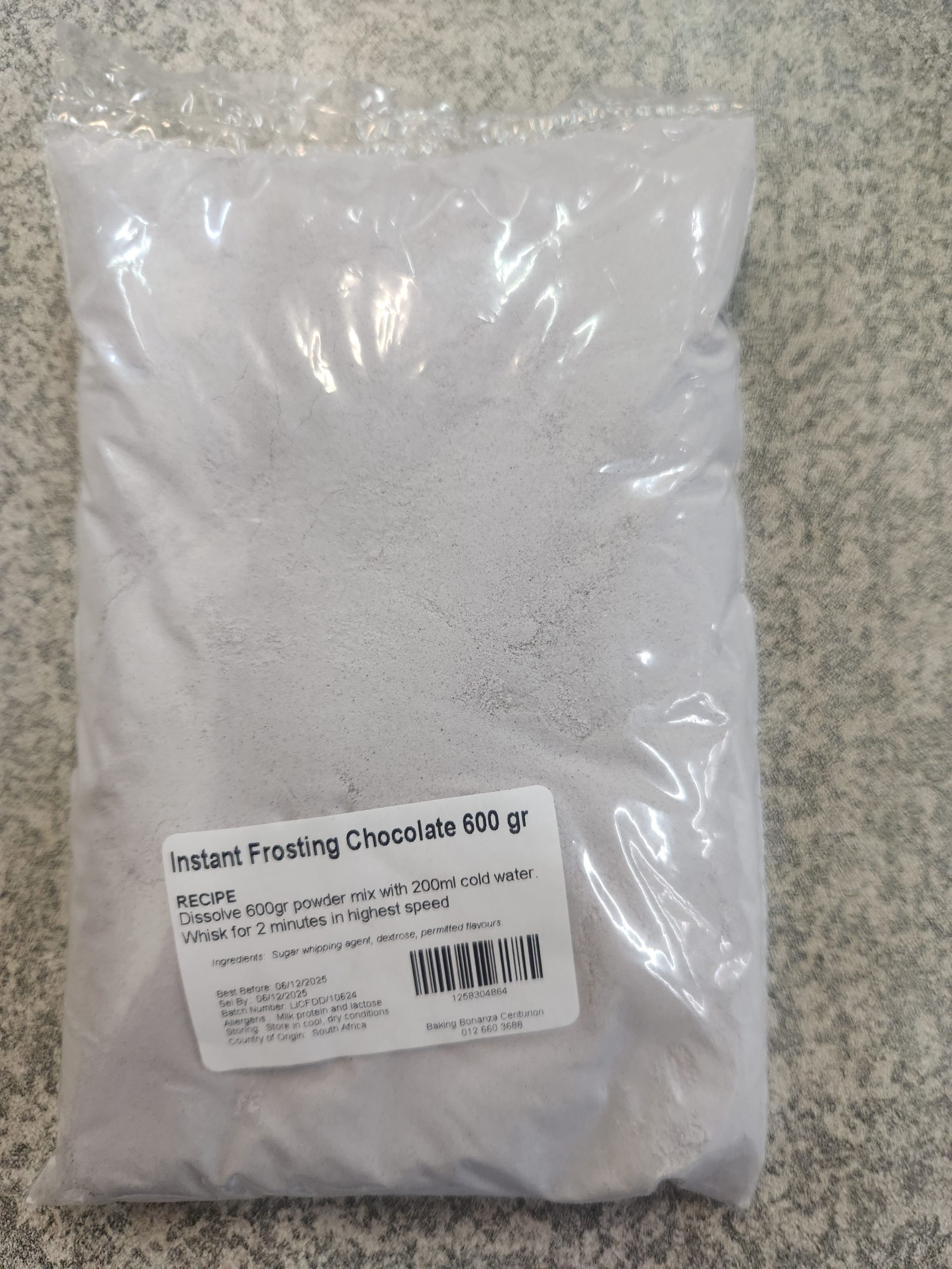 Instant Frosting Chocolate - Baking Bonanza